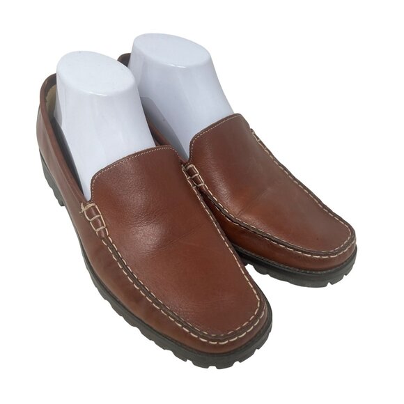 Cole Haan | Shoes | Cole Haan Frankie Burnt Sienna Womens Brown Moc Toe ...